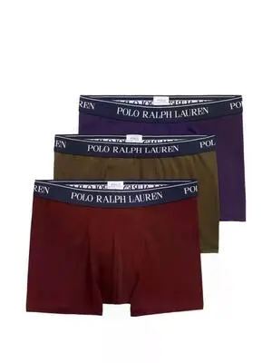 Polo Ralph Lauren Logo-waistband Briefs - Red