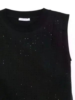 Patrizia Pepe Rhinestone-embellished Top