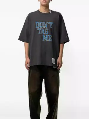 Mihara Yasuhiro Don't Tag Me" Printed T-shirt - Grey