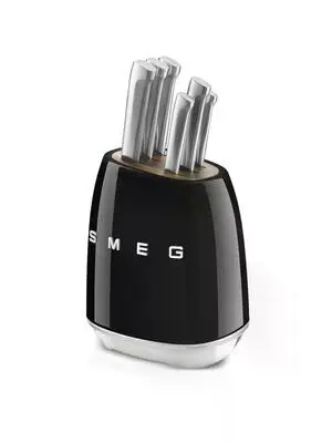 SMEG Logo Block Knife Set