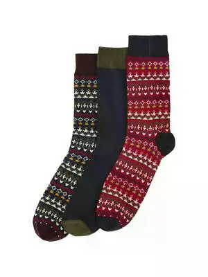 Barbour Marlow Socks - Red
