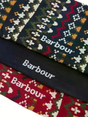 Barbour Marlow Socks - Red