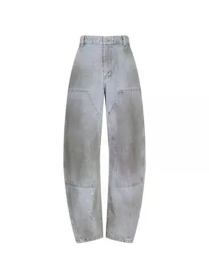CROQUIS Stone-washed Jeans - Blue