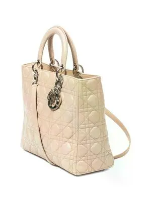 Dior Large Lady Handbag - Neutrals