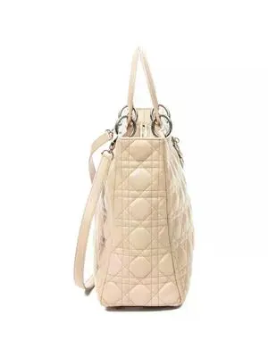 Dior Large Lady Handbag - Neutrals
