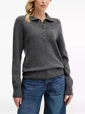 Lacoste Long-sleeve Button Sweater