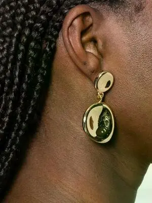 JOSEPH Logo-detail Drop Earrings