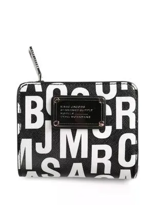 Marc Jacobs Logo-plaque Zip-fastening Wallet - Black