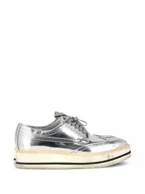 Prada Wingtip Platform Sneakers