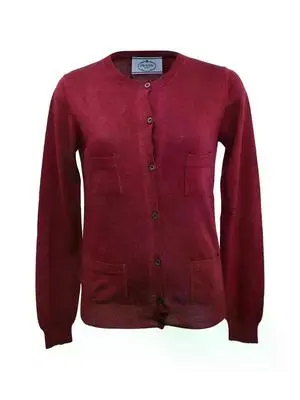 Prada Round Neck Cardigans For Women