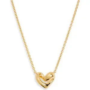 Monica Vinader Infinity Heart Pendant Necklace - 18ct Gold Vermeil