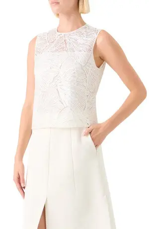 Akris Sea Fan Lace Top