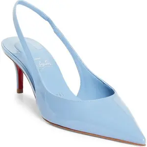 CHRISTIAN LOUBOUTIN Miss Z Slingback Pumps - Ceruleo