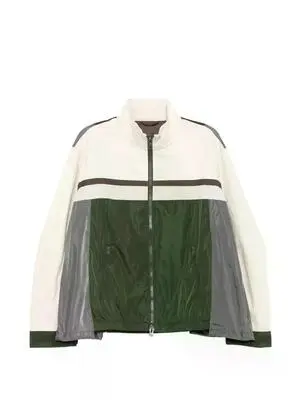 CROQUIS Striped Jacket With Zip Fastening