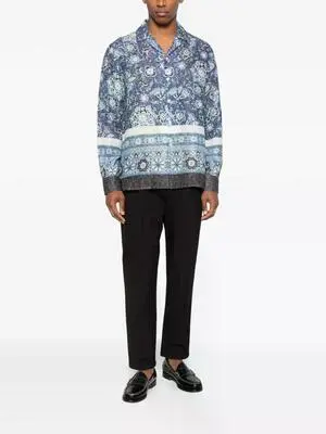 Isaia Floral-pattern Shirt