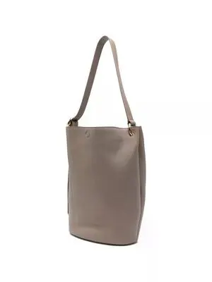 JOSEPH Fold Leather Bucket Bag - Neutrals