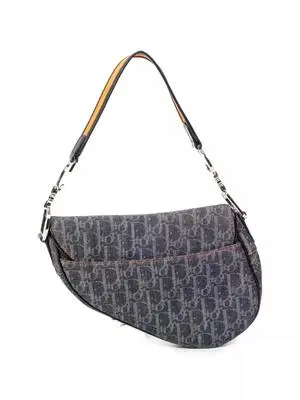 Dior Flight Saddle Logo-pattern Shoulder Bag