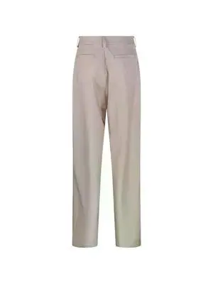 THELATEST Belted Straight Leg Trousers - Neutrals