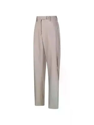 THELATEST Belted Straight Leg Trousers - Neutrals