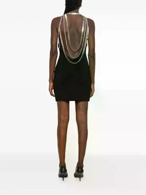 Attico Halterneck Sleeveless Dress