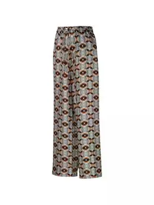 PIERRE-LOUIS MASCIA Patterned Drawstring Trousers
