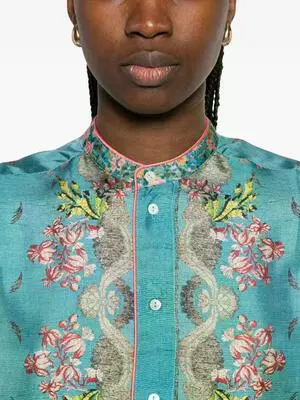 PIERRE-LOUIS MASCIA Floral Print Shirt