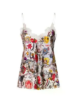 Roberto Cavalli Frill Camis Tanks For Women