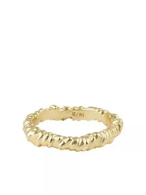 Anni Lu Seaweed Hammered-effect Ring - Gold