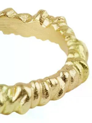 Anni Lu Seaweed Hammered-effect Ring
