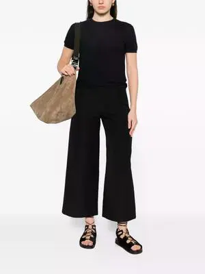LISA YANG The Ira Short-sleeve Knitted T-shirt