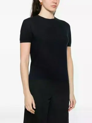 LISA YANG The Ira Short-sleeve Knitted T-shirt