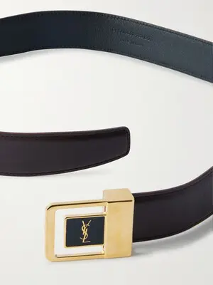 Saint Laurent Leather Belt - Brown