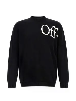 Off-White Logo-print Sweater - Black