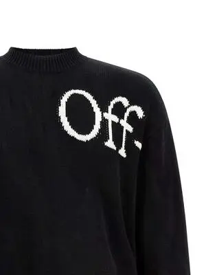 Off-White Logo-print Sweater - Black