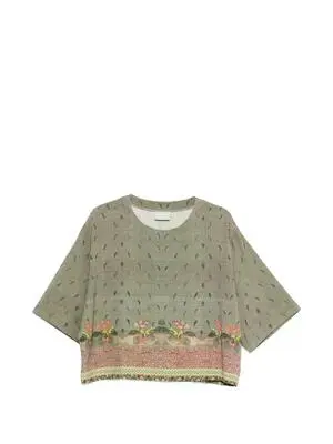PIERRE-LOUIS MASCIA Adanastr Floral Print Top