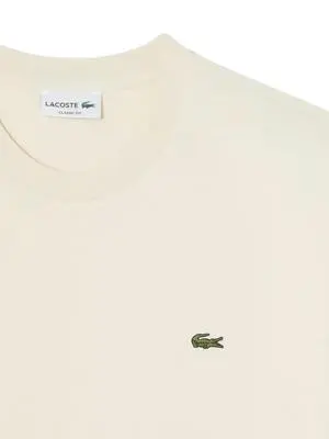 Lacoste Round-neck Logo-detail T-shirt - Neutrals