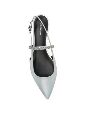 Michael Kors Dina Rhinestone-embellished Ballet Flats