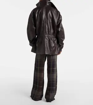 THE FRANKIE SHOP Baxter Checked Wide-leg Pants - Multicoloured