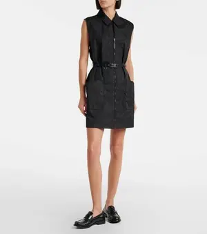 Prada Re-nylon Belted Mini Dress