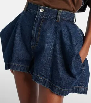 Sacai Denim Shorts - Blue