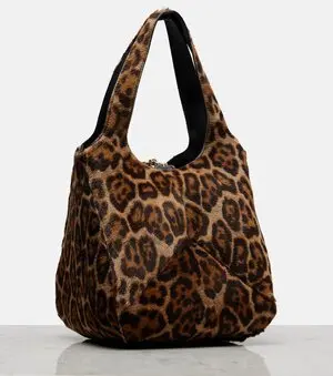 Chloé Small Calf Hair Balloon Shoulder Bag - Brown