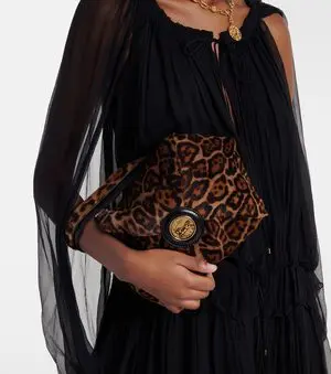 Chloé Small Calf Hair Balloon Shoulder Bag - Brown