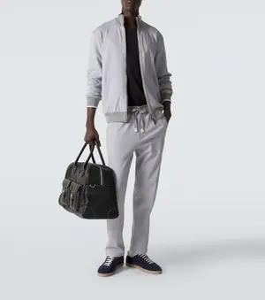 Brioni Cotton-blend Track Jacket