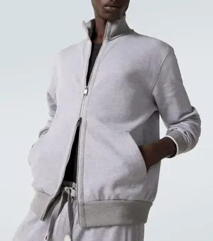 Brioni Cotton-blend Track Jacket