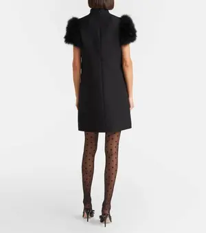 Wolford Daisy Floral Tights - Black