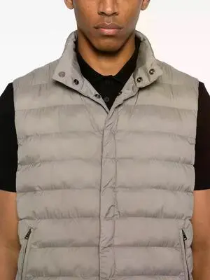 Herno Zip Sleeveless Jacket - Grey