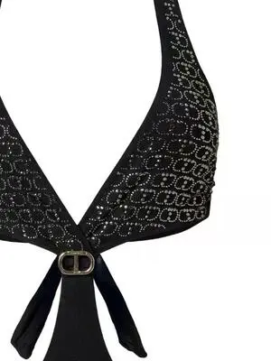 TWINSET Oval Rhinestone Trikini One-piece