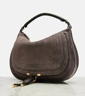 Chloé Marcie Shoulder Bag - Brown