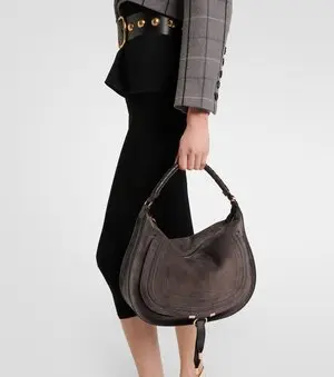Chloé Marcie Shoulder Bag - Brown