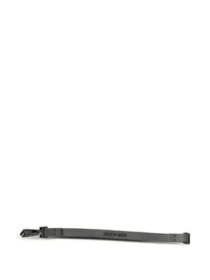 Dior Logo Print Leather Bracelet - Neutrals